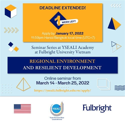 Public Policy Seminar 2022 - Application Deadline Extension ...